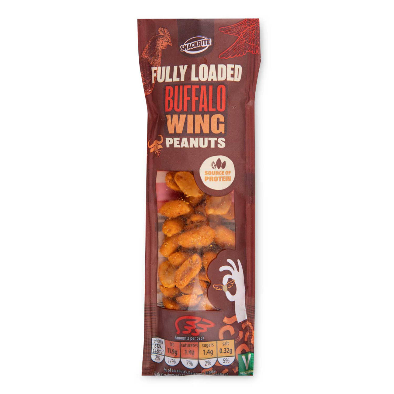 Fully Loaded Buffalo Wing Peanuts | ALDI UK