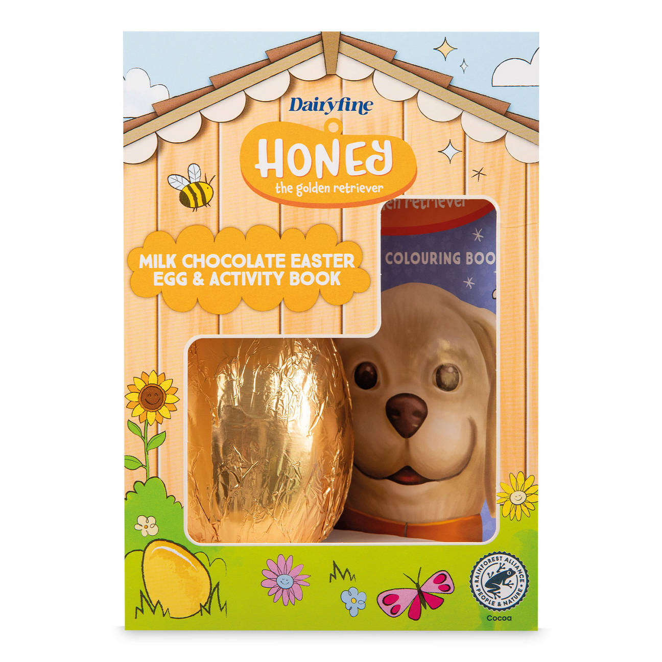 Honey the Golden Retriever Milk Chocolate Easter Egg & Activity Book ...