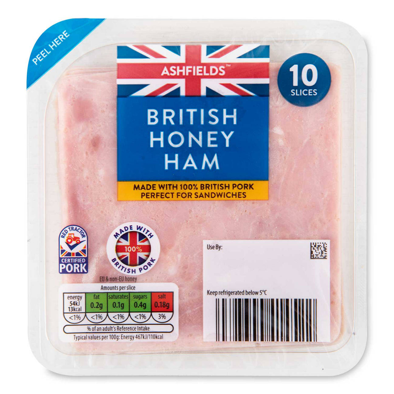 British Cooked Honey Ham 10 Slices | ALDI UK