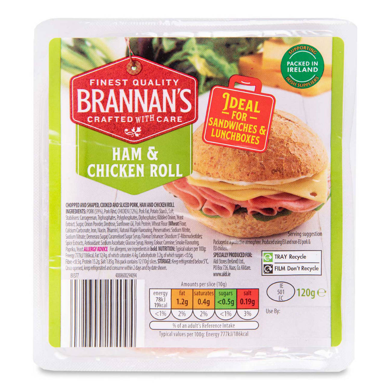 Chicken & Ham Roll | ALDI IE