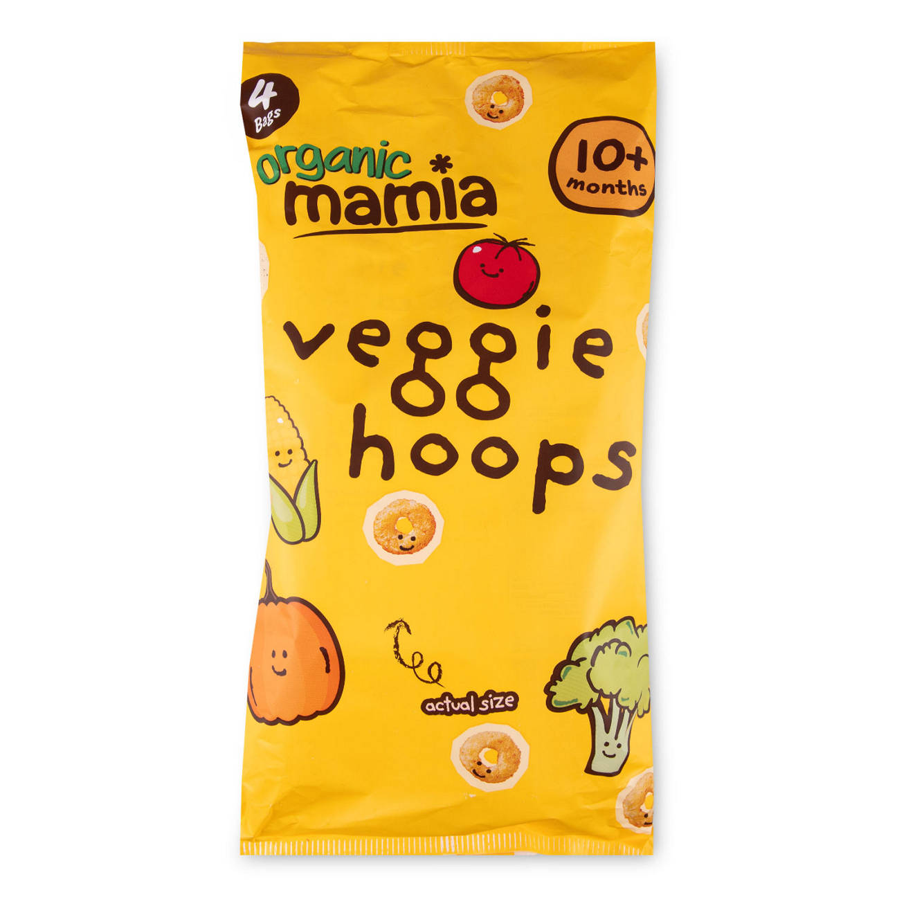 Organic Veggie Melty Hoops 4 Pack | ALDI IE