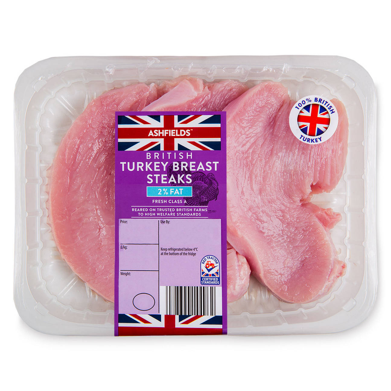 British Turkey Breast Steaks 2% Fat | ALDI UK