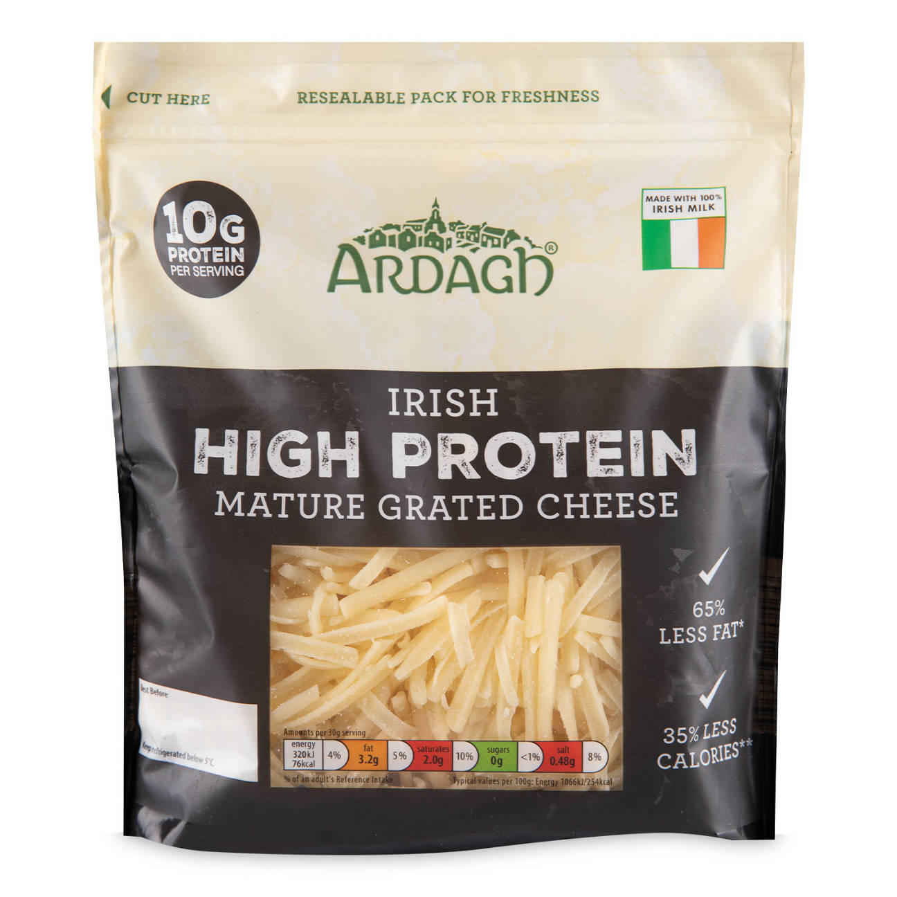 Irish High Protein Mature Grated Cheese | ALDI IE