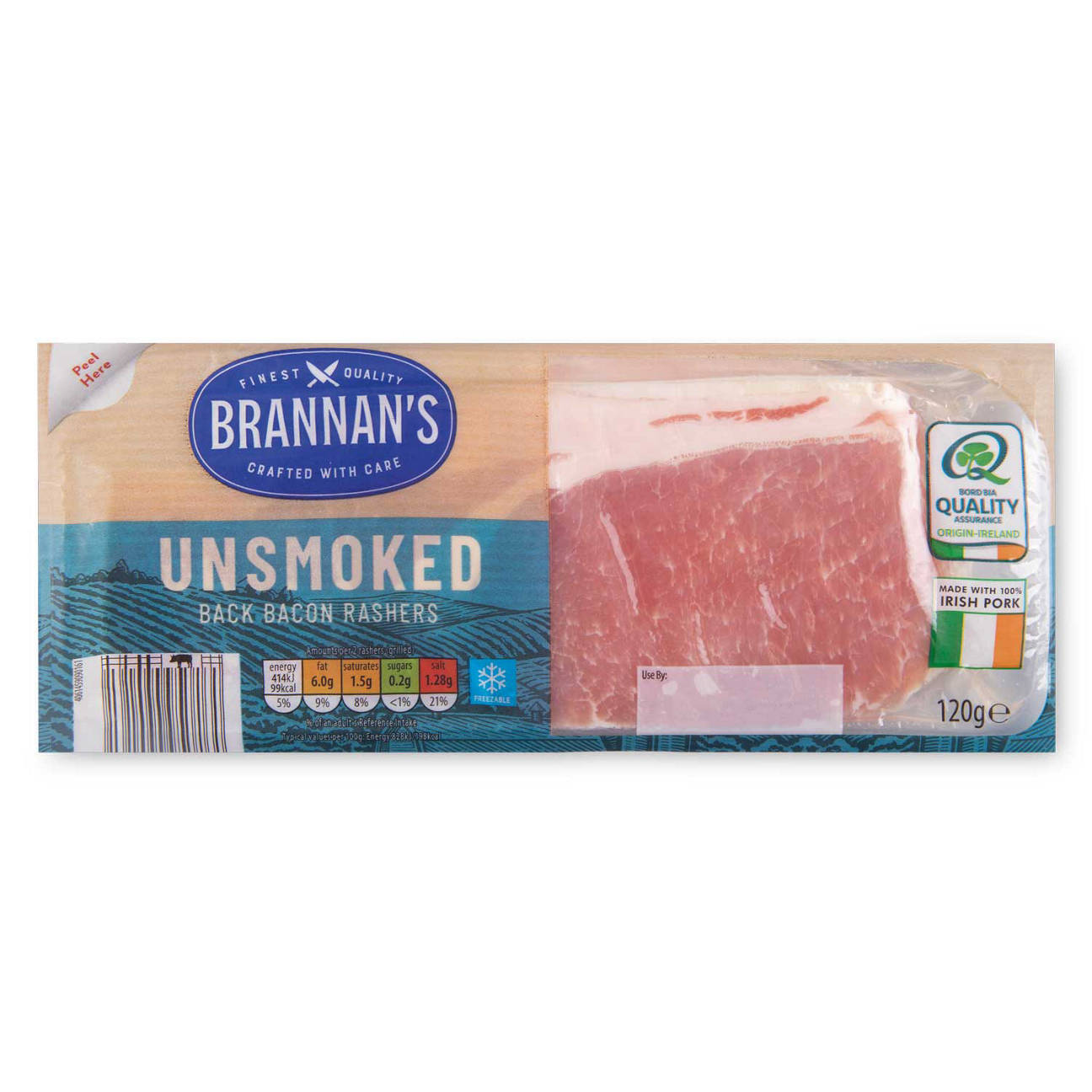 Unsmoked Back Bacon Rashers | ALDI IE