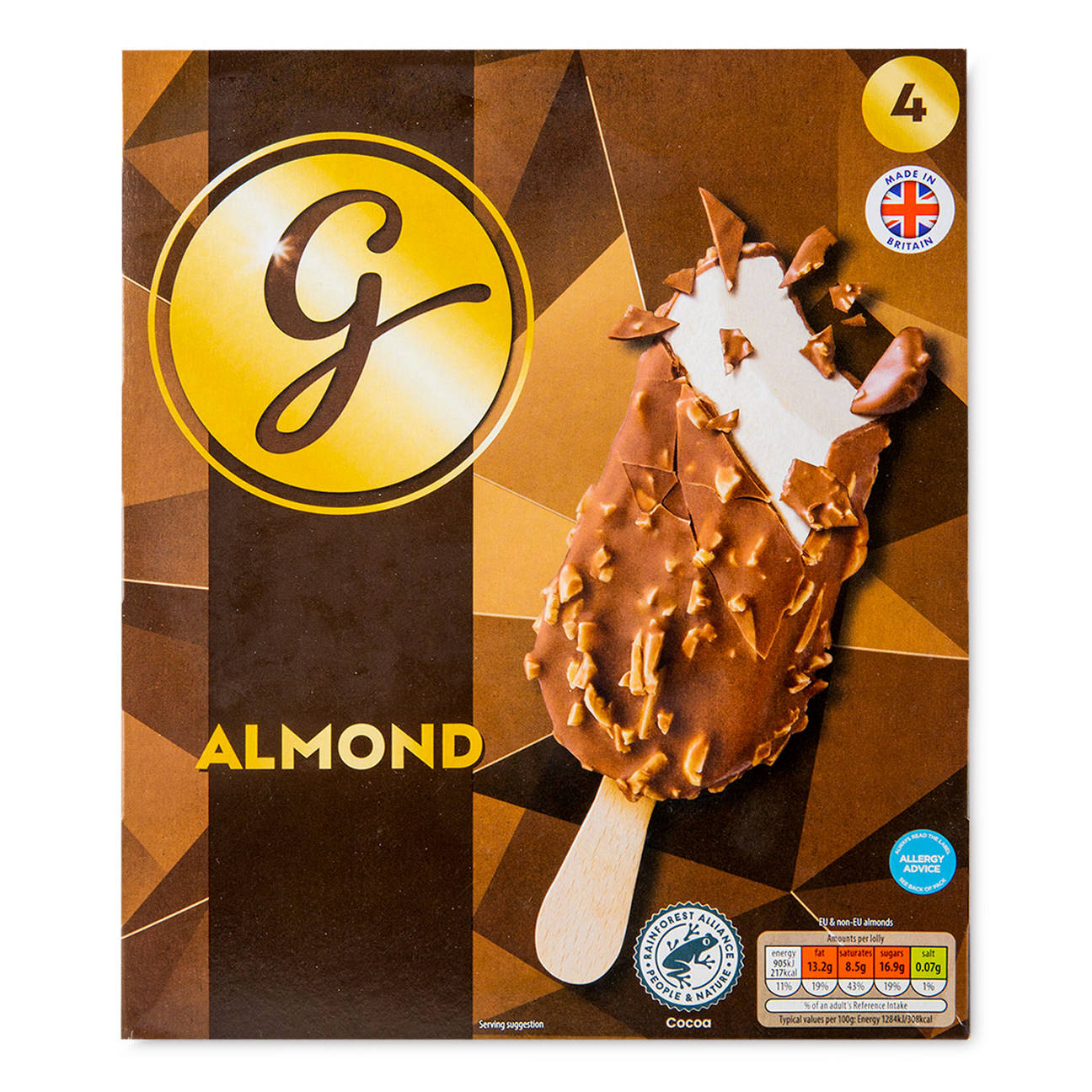 Almond Ice Creams 4 Pack | ALDI UK