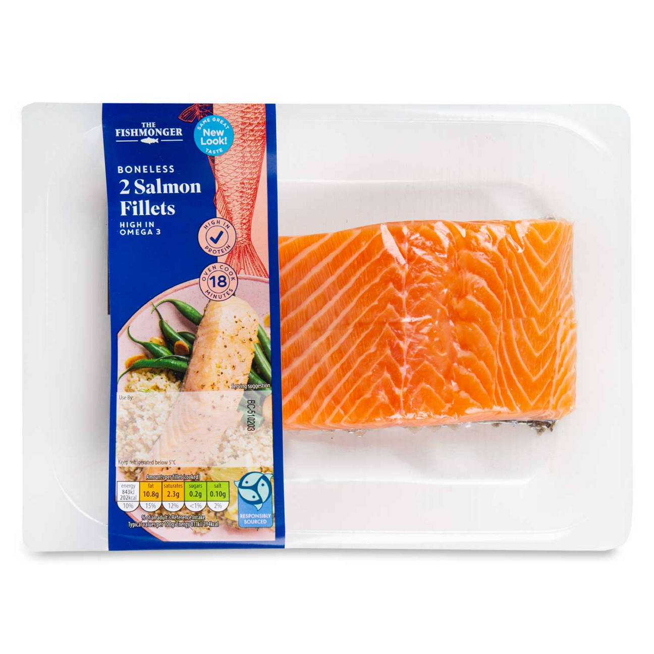 Boneless Salmon Fillets 2 Pack | ALDI UK