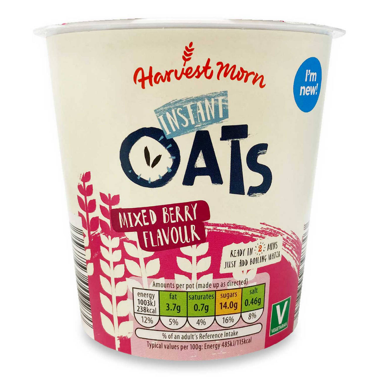 Mixed Berry Flavour Porridge Pot | ALDI UK