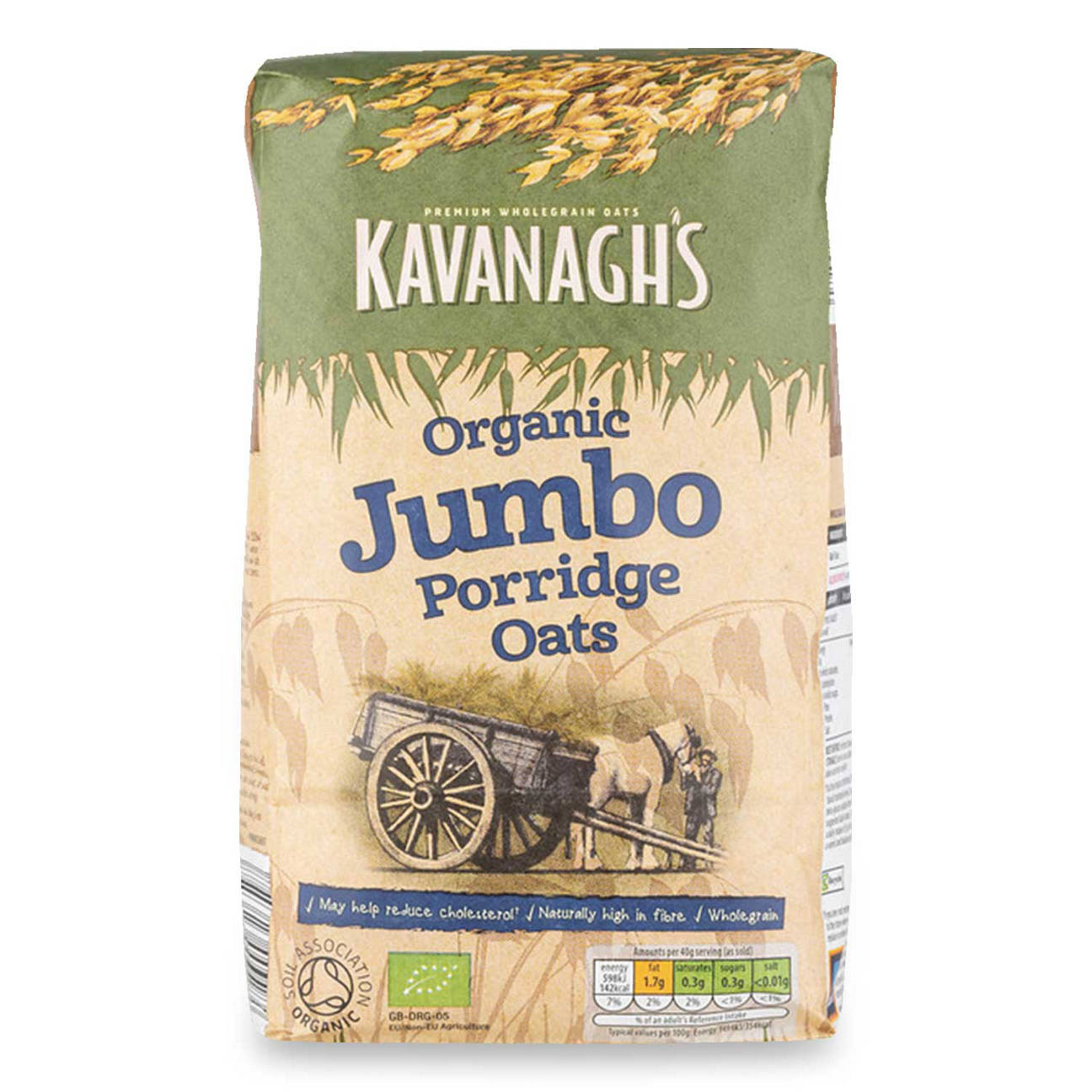 Organic Jumbo Porridge Oats 750g | ALDI IE