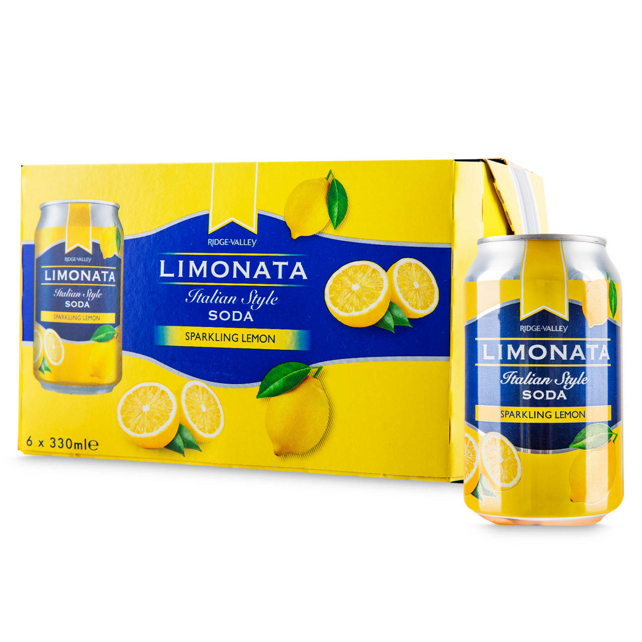 Italian Style Lemon Flavoured Soda 6 Pack | ALDI UK