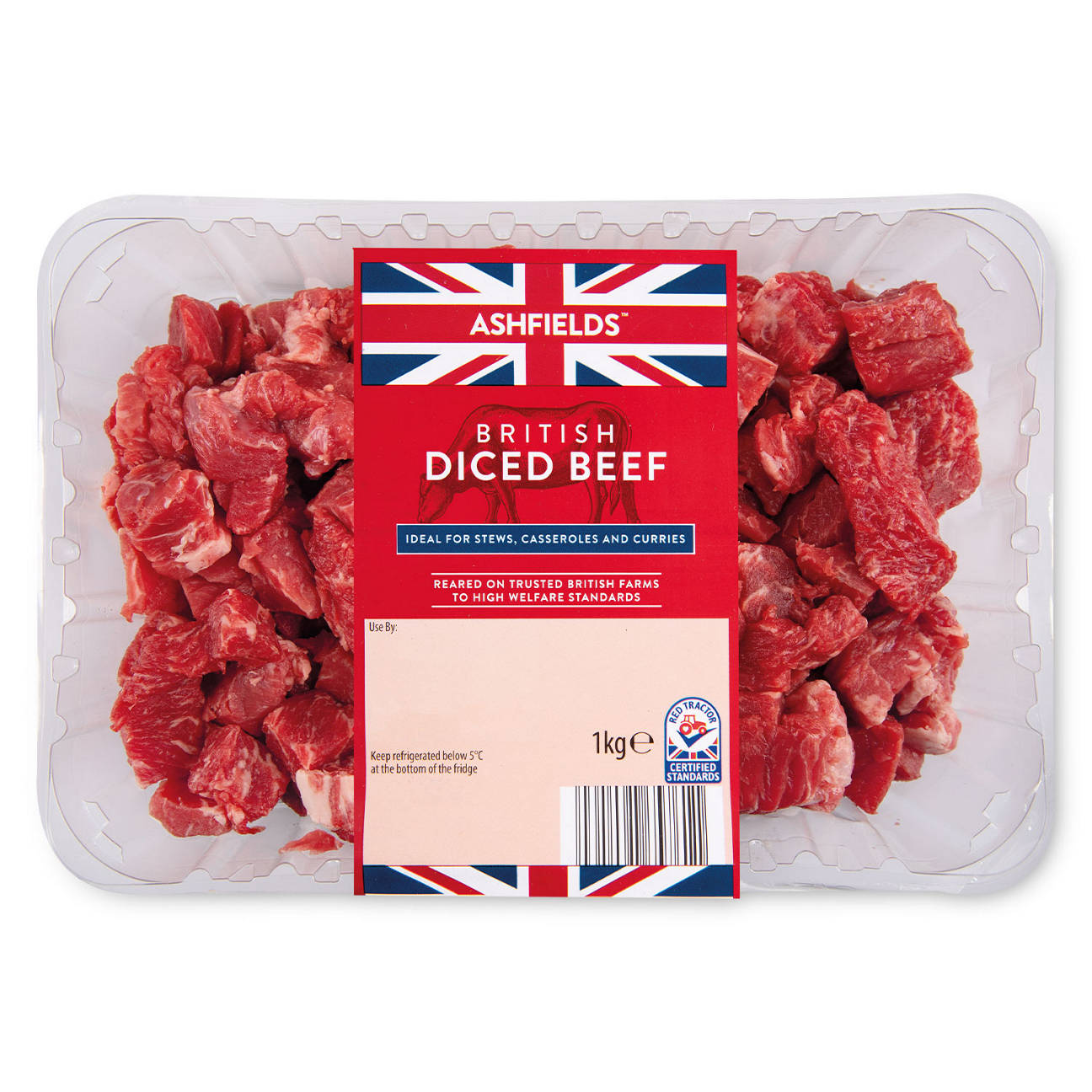 Ashfields British Diced Beef | ALDI UK