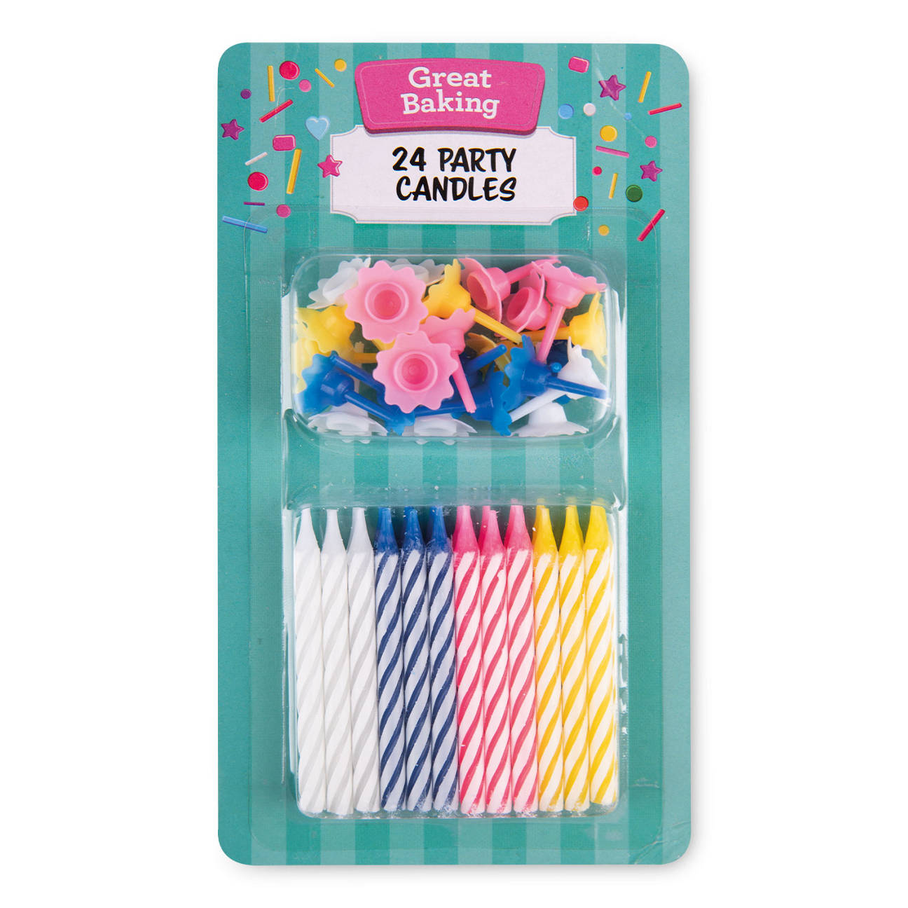 Party Candles 24 Pack | ALDI UK