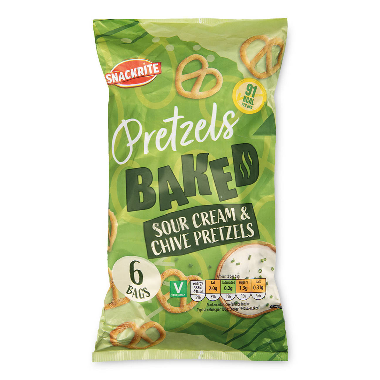 Sour Cream & Chive Baked Pretzels 6 Pack | ALDI UK