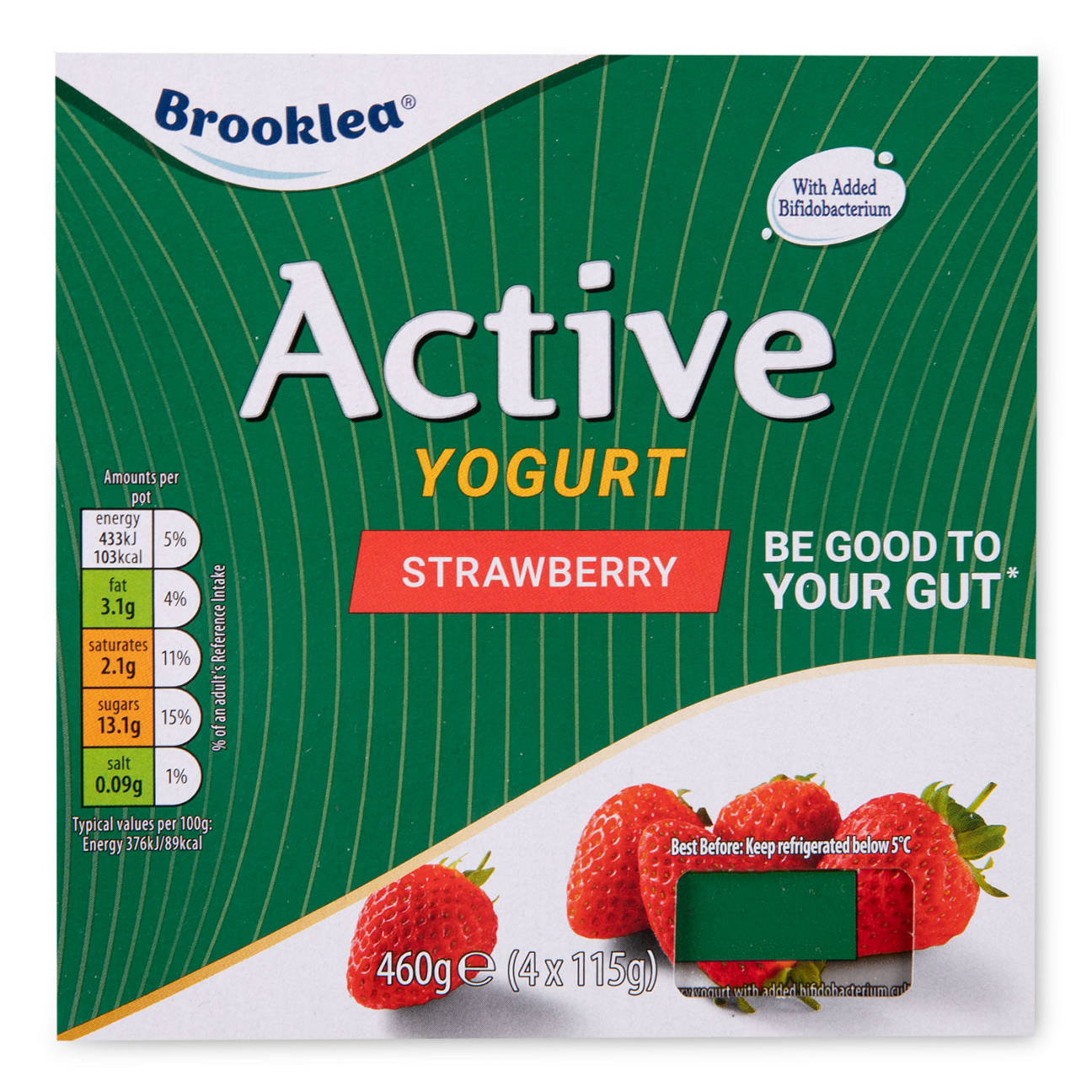 Active Strawberry Yogurt 4 Pack | ALDI UK
