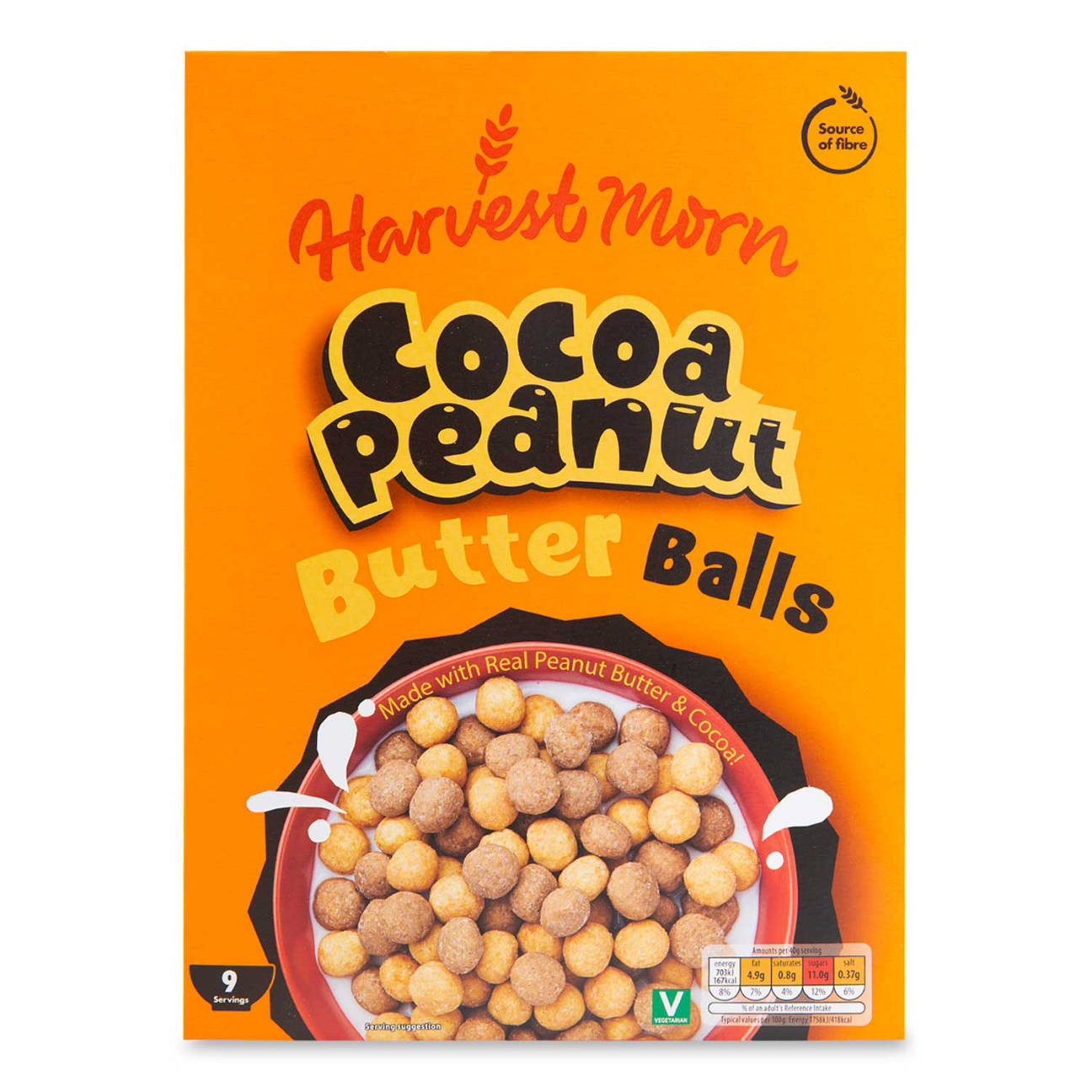 Cocoa Peanut Butter Balls Cereal | ALDI UK