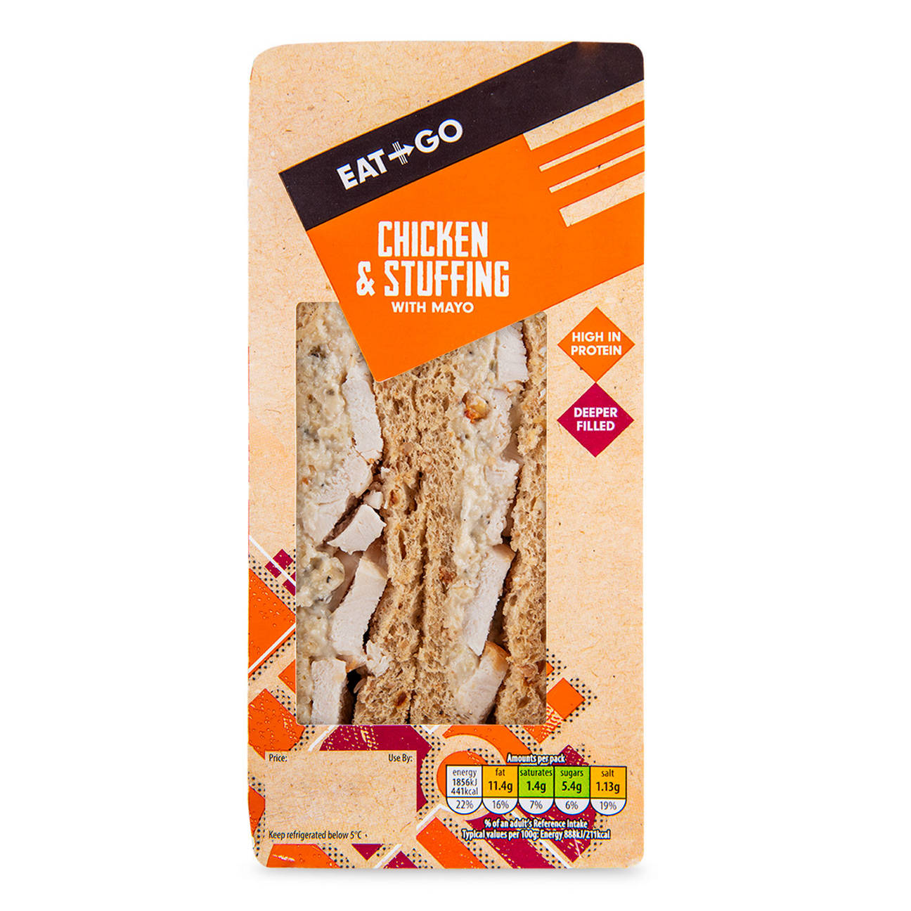 Chicken & Stuffing Deeper Fill Sandwich | ALDI UK