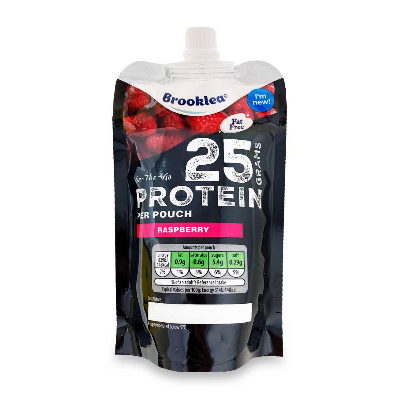 Protein Raspberry Yogurt Pouch | ALDI UK