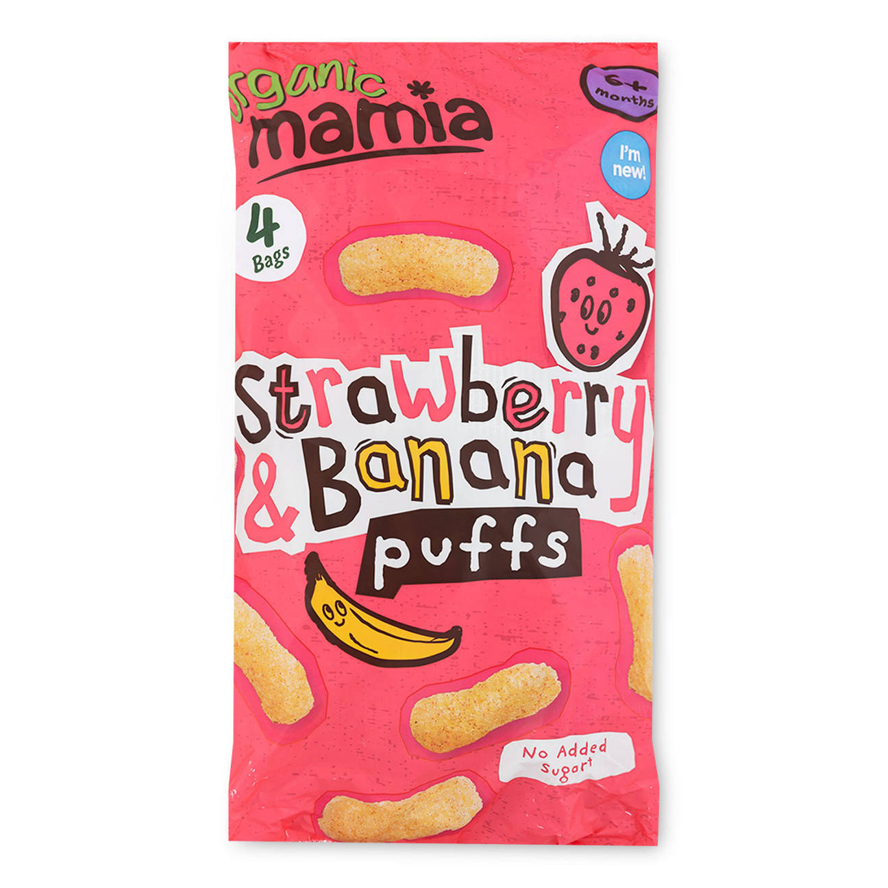 Strawberry & Banana Melty Stix 4 Pack | ALDI IE