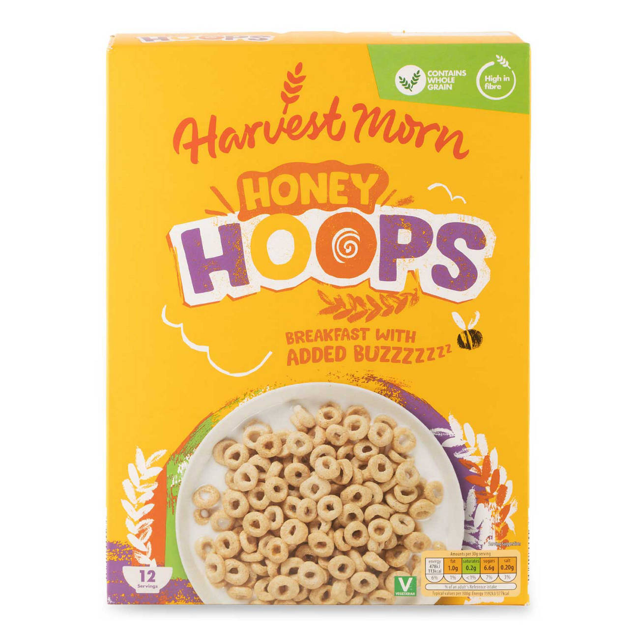 Honey Cereal Hoops | ALDI UK