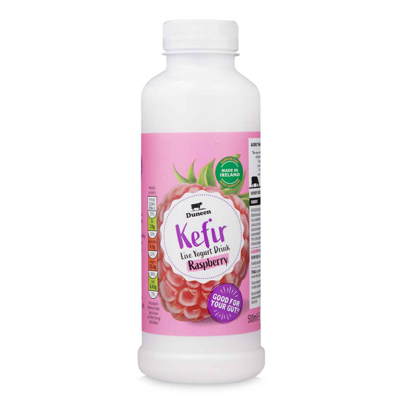 Raspberry Natural Kefir Live Yogurt Drink | ALDI IE