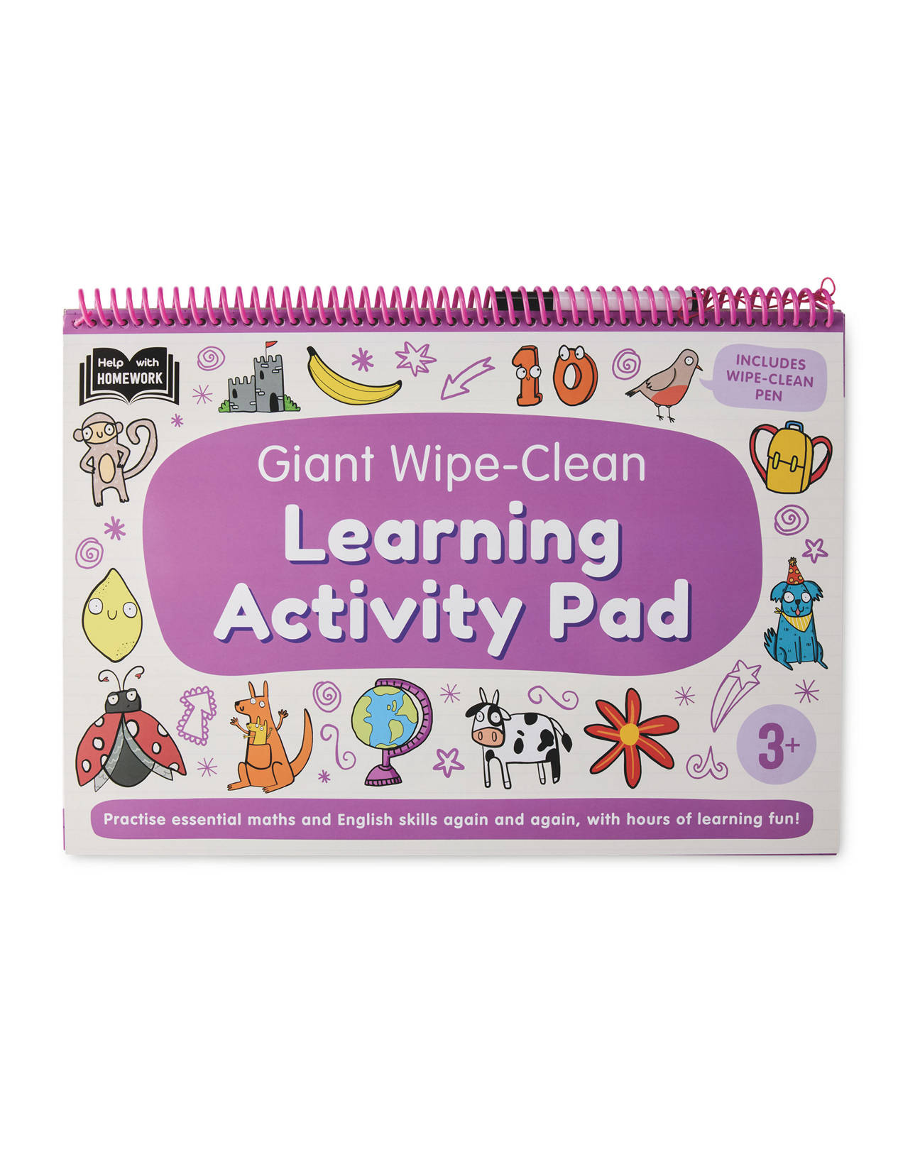 Giant Workbook Wipe Clean | ALDI UK