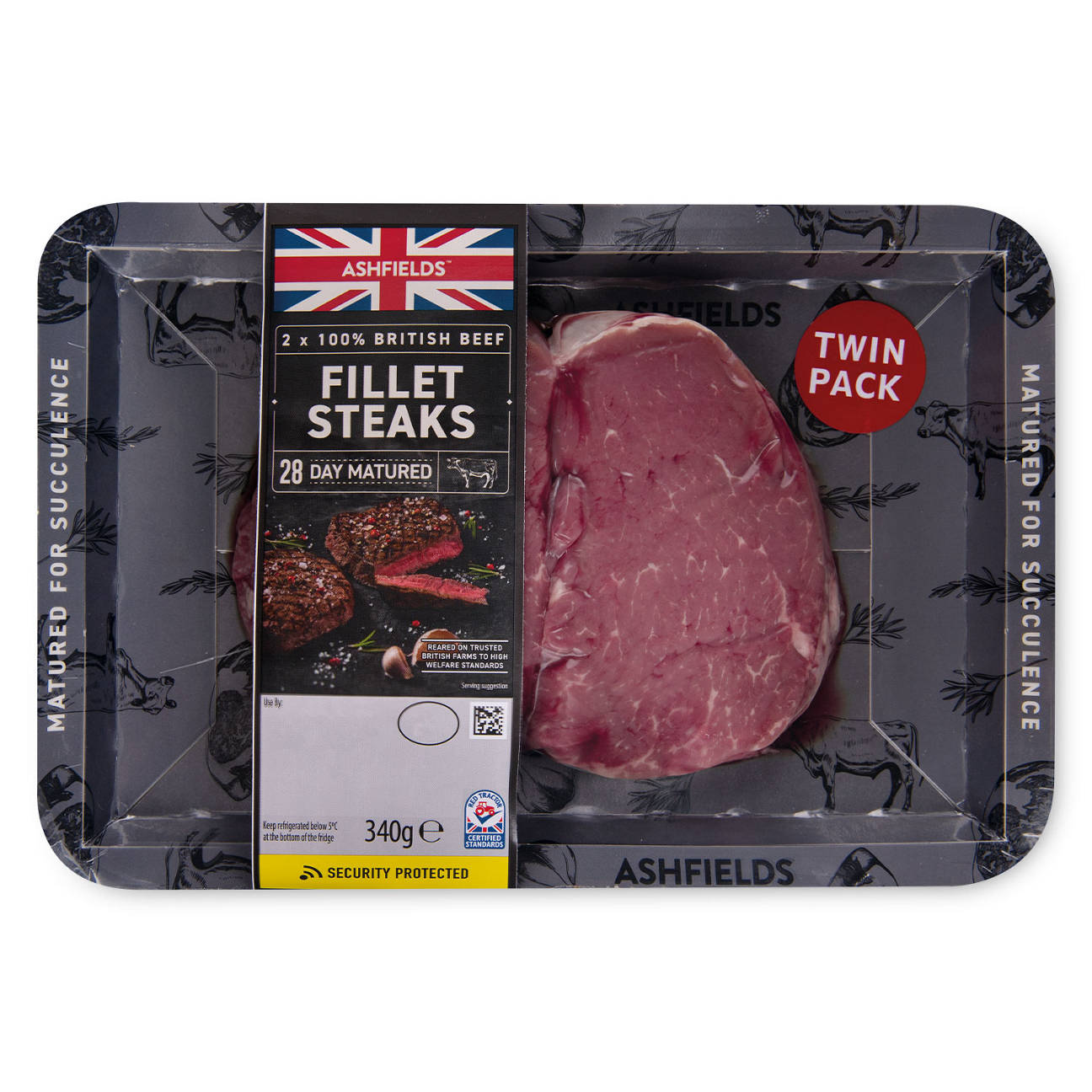 100% British Beef Fillet Steaks 28 Day Matured 2 Pack | ALDI UK