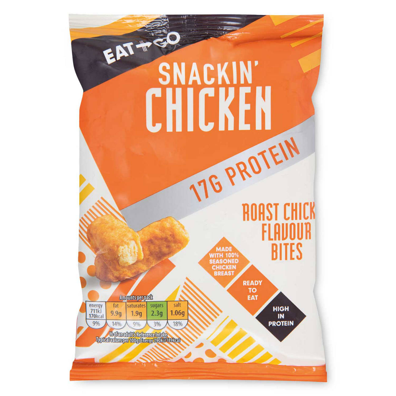 Snackin' Chicken Protein Roast Chicken Flavour Bites | ALDI UK