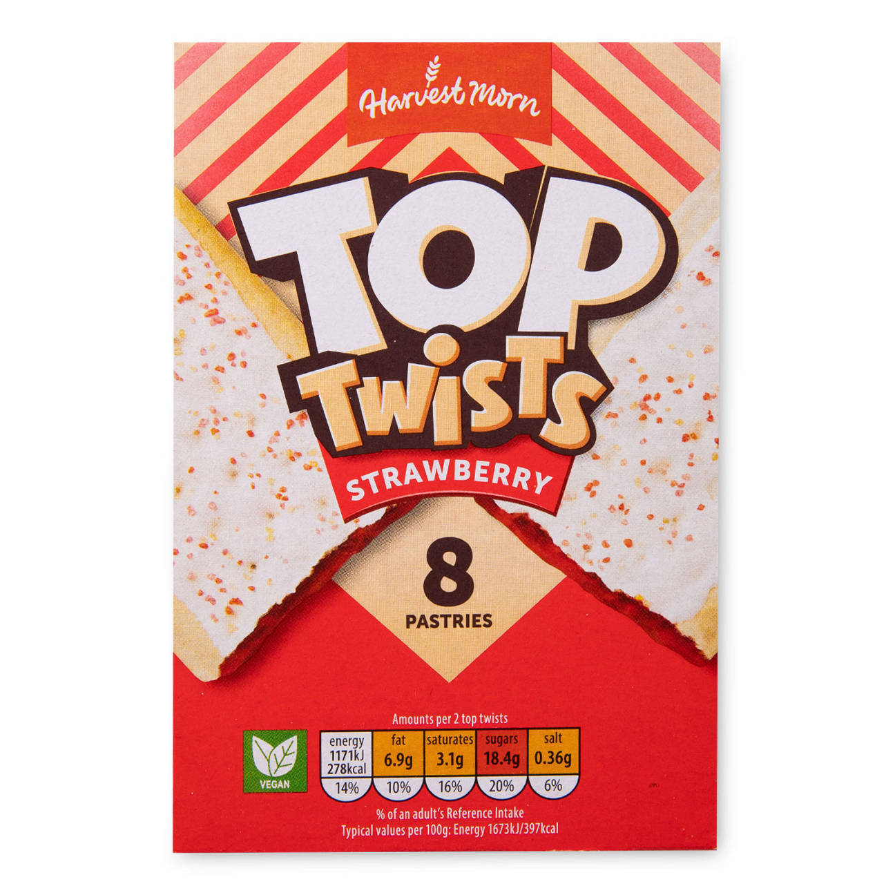 Strawberry Top Twists 4x2 Pack | ALDI IE