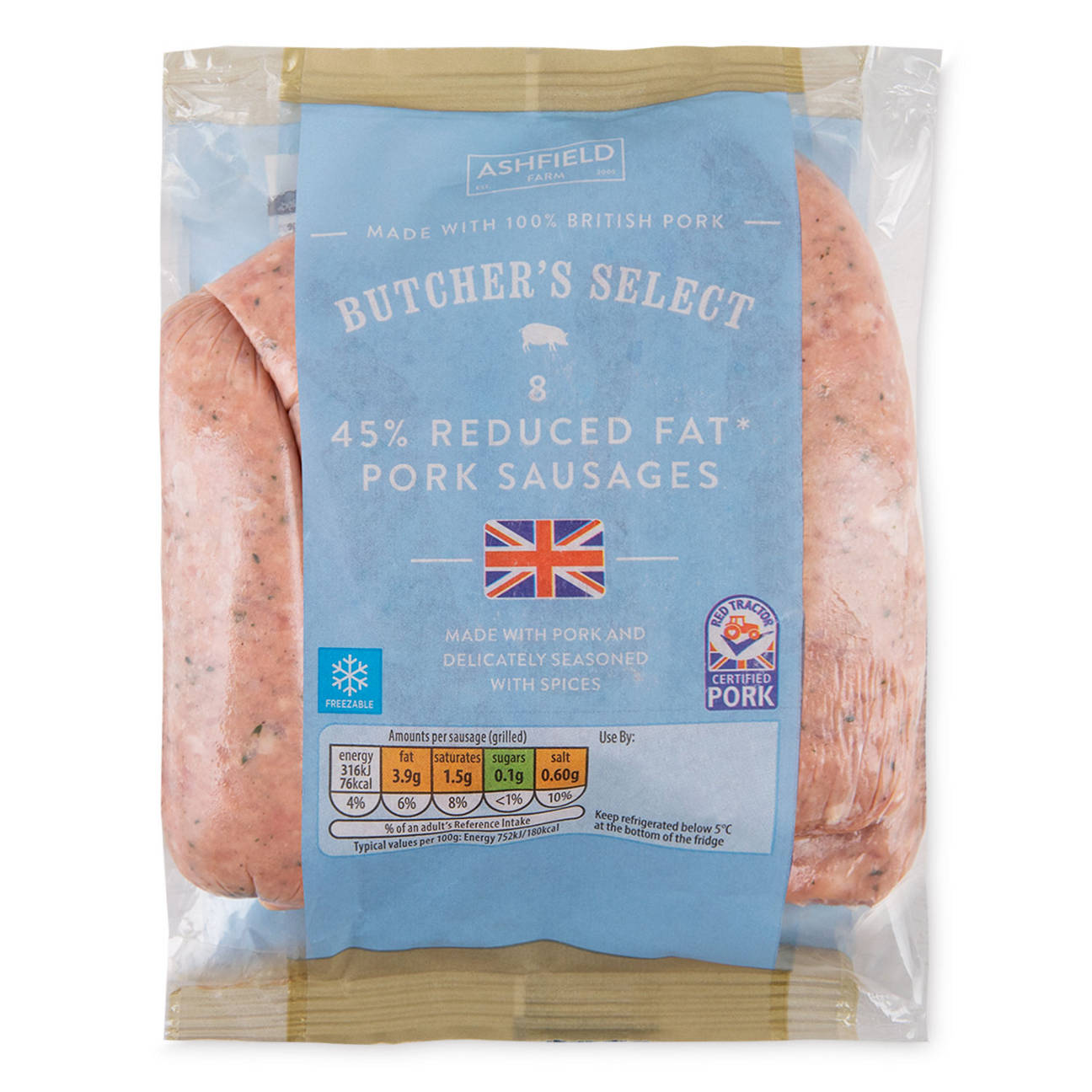 45% Reduced Fat* Pork Sausages 8 Pack | ALDI UK