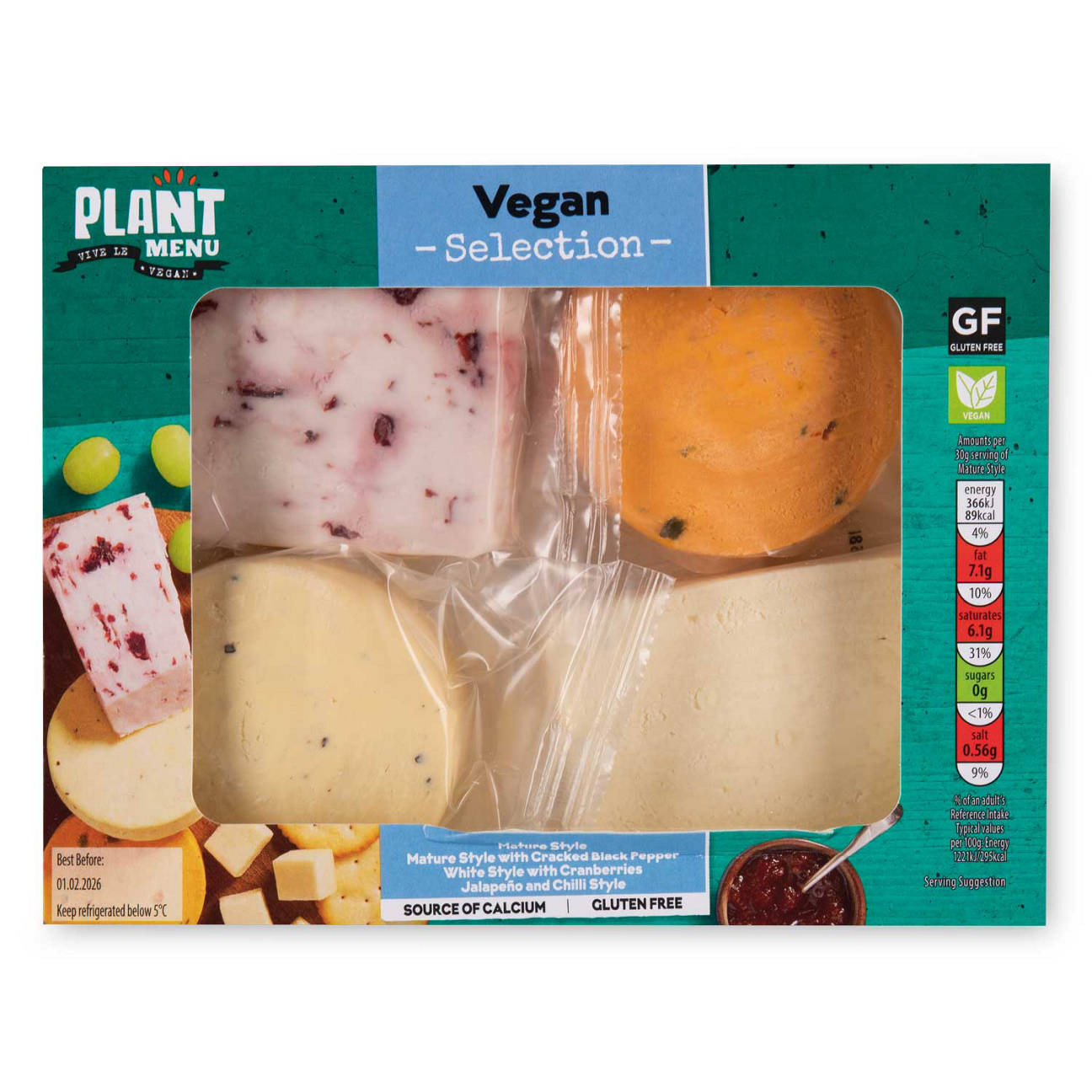Vegan Cheese Selection Pack | ALDI IE
