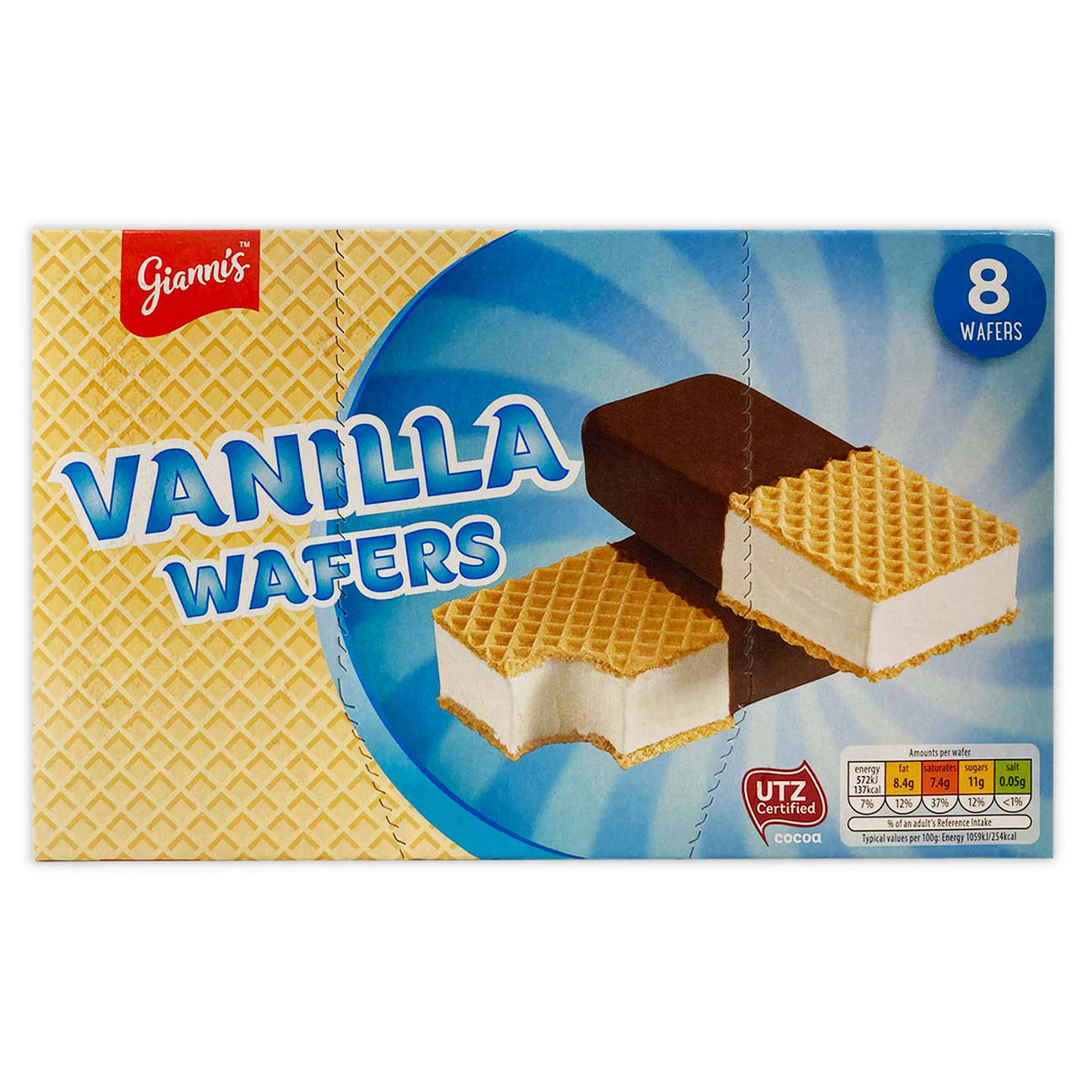 Vanilla Wafers Ice Cream Sandwiches 8 Pack | ALDI UK