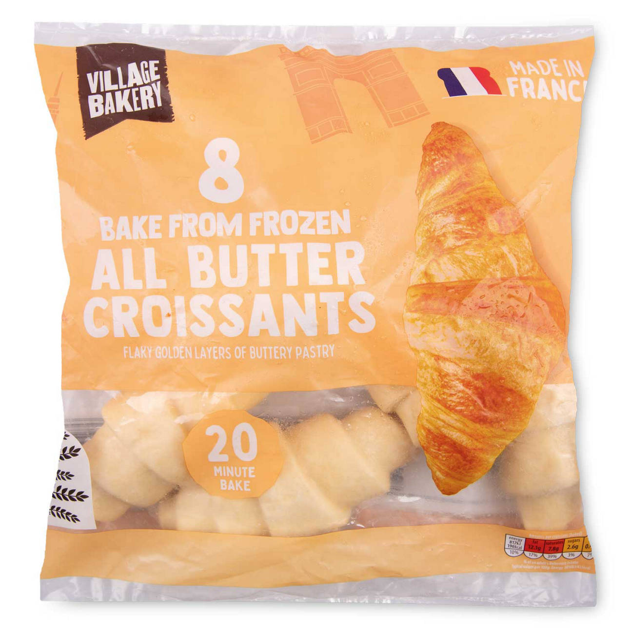 Bake from Frozen All Butter Croissants 8 Pack | ALDI IE
