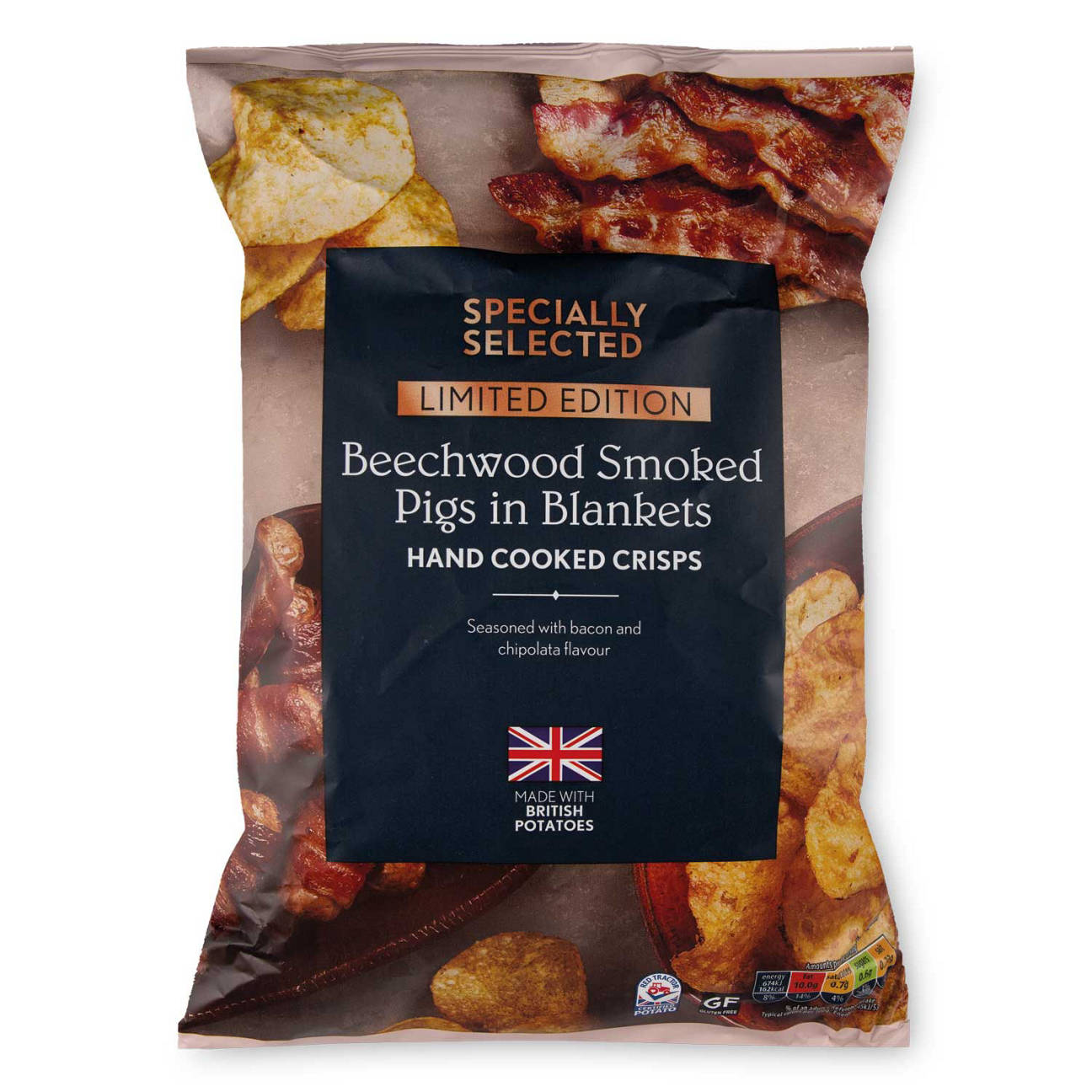 Pigs in Blankets Flavour Hand Cooked Crisps | ALDI UK