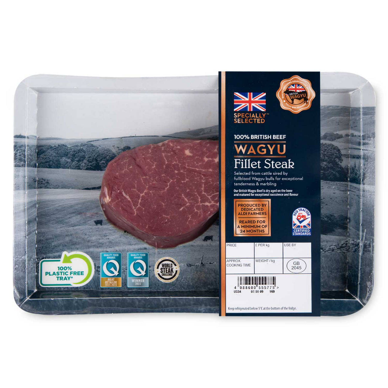 100% British Beef Wagyu Fillet Steak | ALDI UK