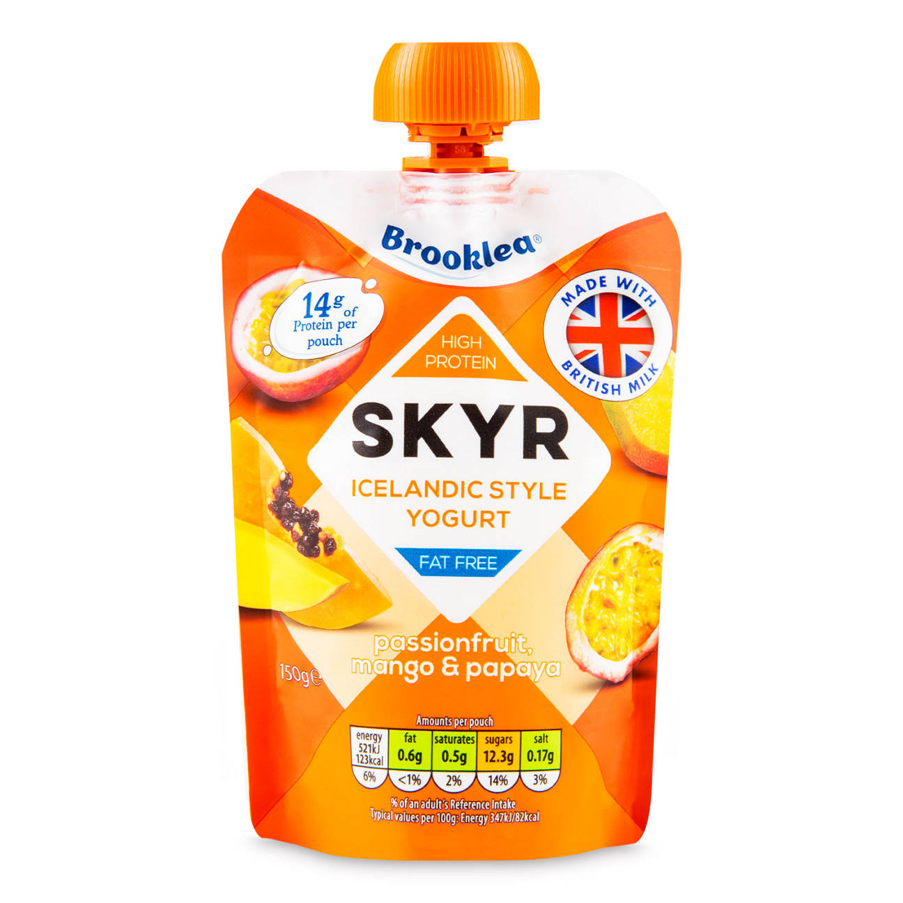 Passionfruit Skyr Yogurt Pouch | ALDI UK