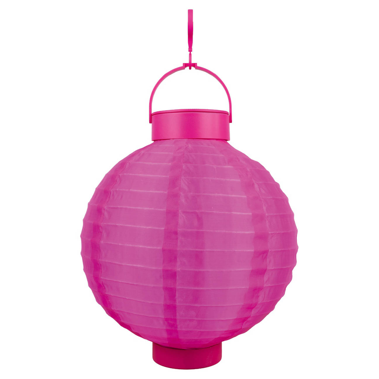 Solar-Lampion, Rund, Pink