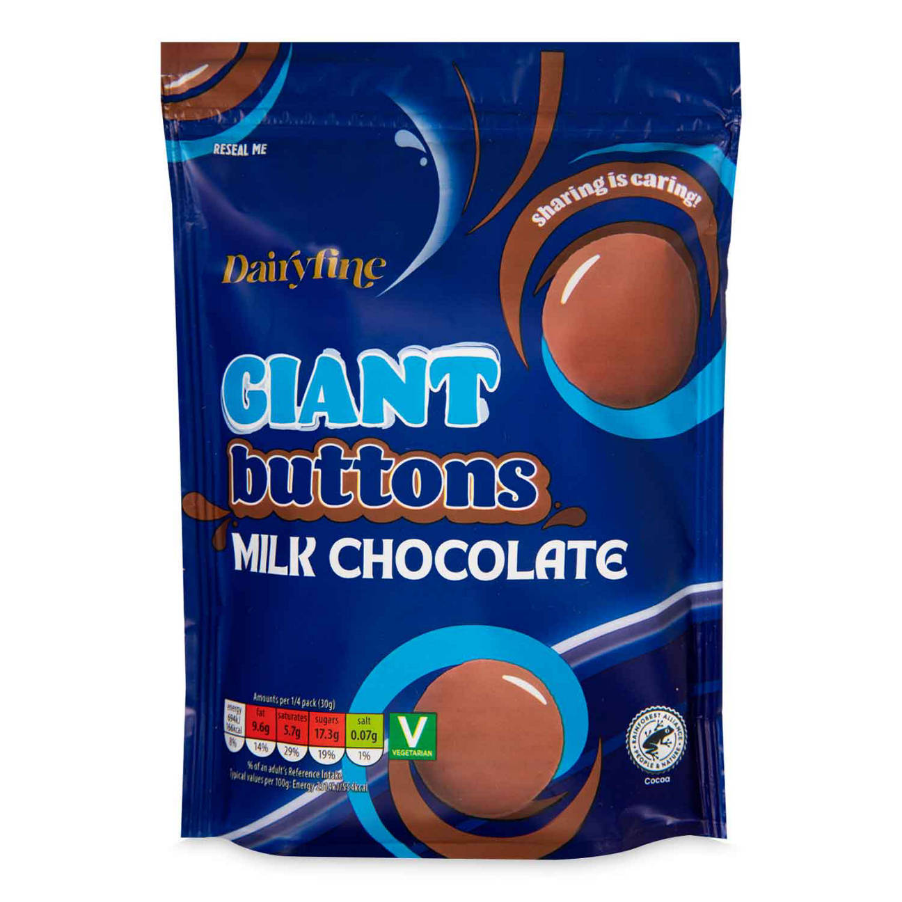 Giant Milk Chocolate Buttons | ALDI UK