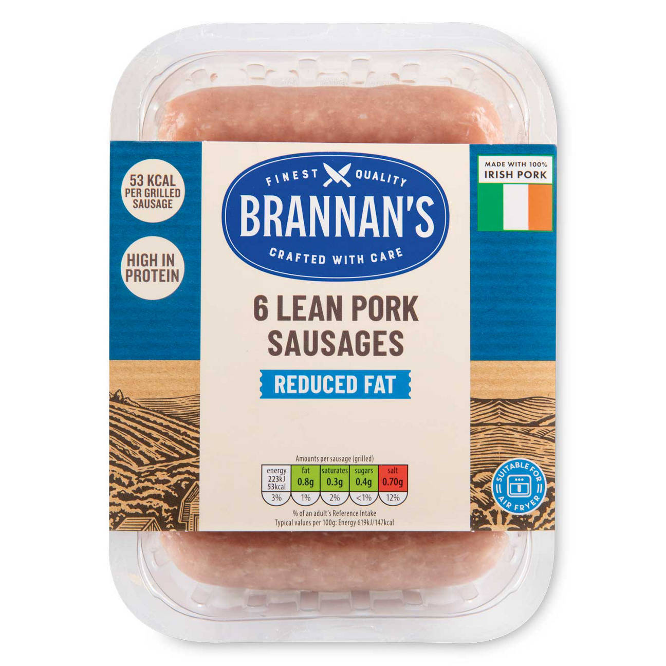 Lean Pork Sausages Reduced Fat 6 Pack | ALDI IE