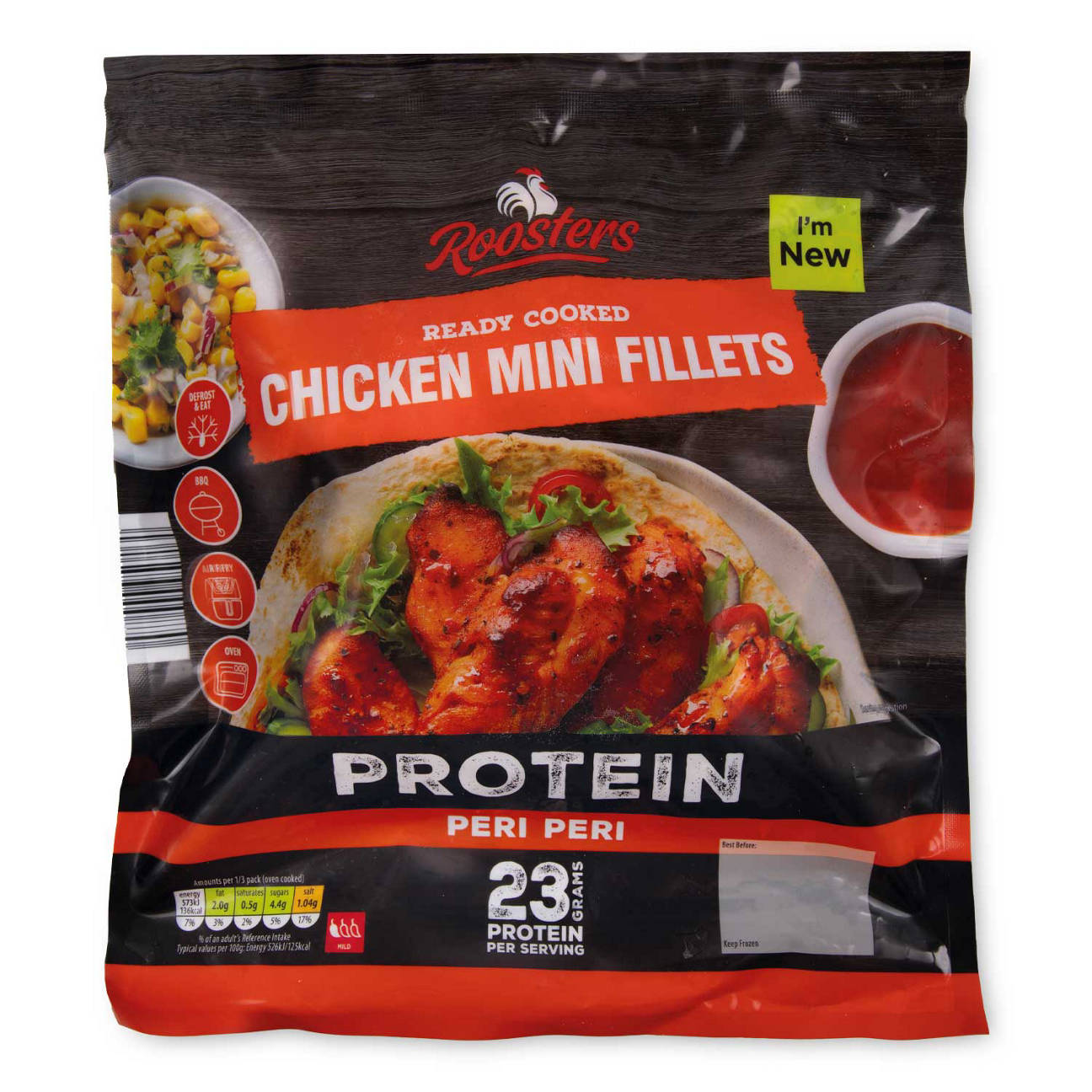 Protein Peri Peri Ready Cooked Chicken Mini Fillets | ALDI IE