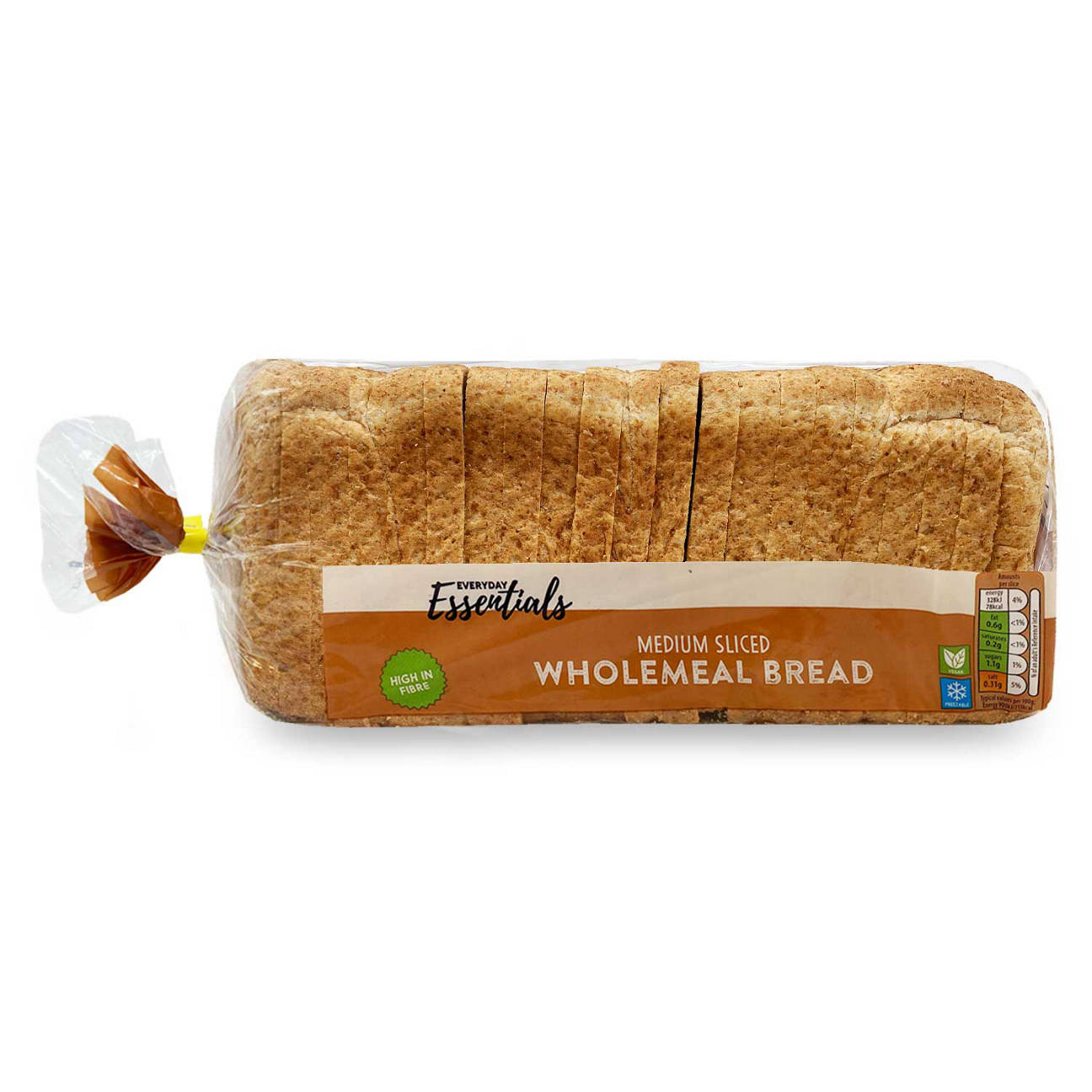 Medium Sliced Wholemeal Bread | ALDI UK