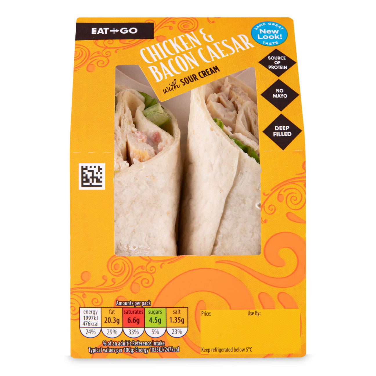 Chicken & Bacon Caesar Elevated Wrap | ALDI UK