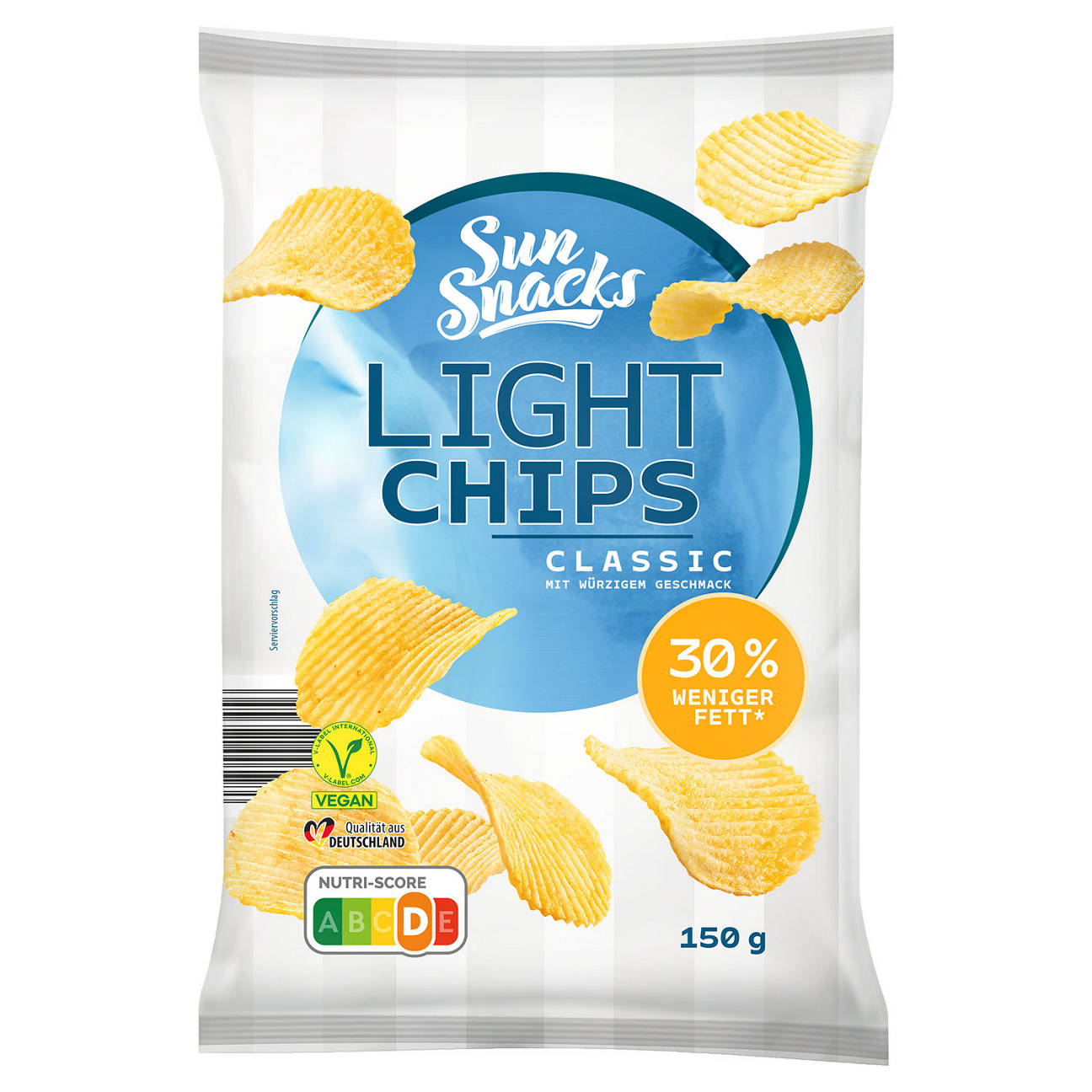 Light Chips 150 g, Classic