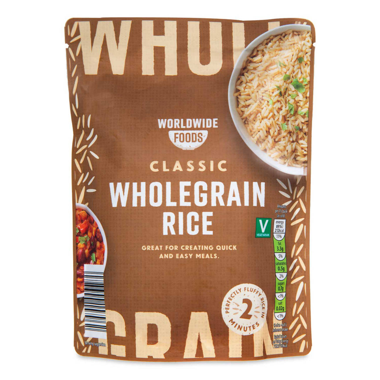 Wholegrain Rice Pouch | ALDI UK