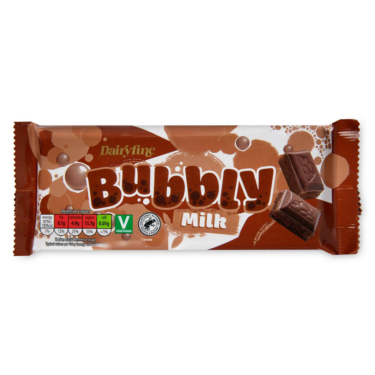 Milk Chocolate Bubbly Bar | ALDI UK