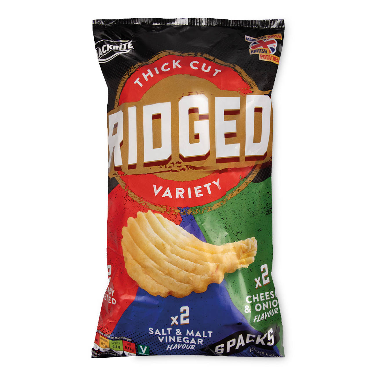 Variety Ridged Crisps 6 Pack | ALDI UK