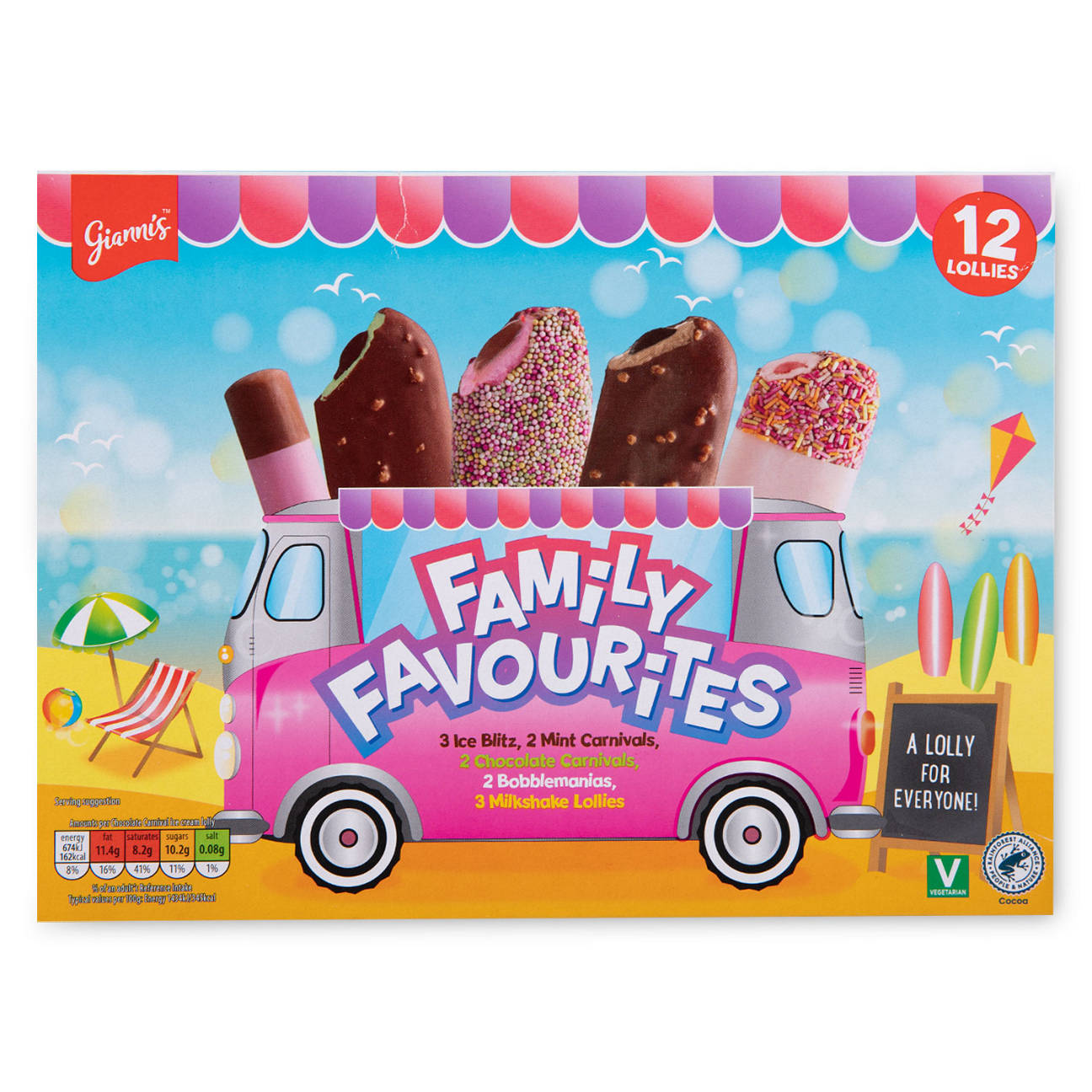 Family Favourites Ice Cream 12 Pack | ALDI UK