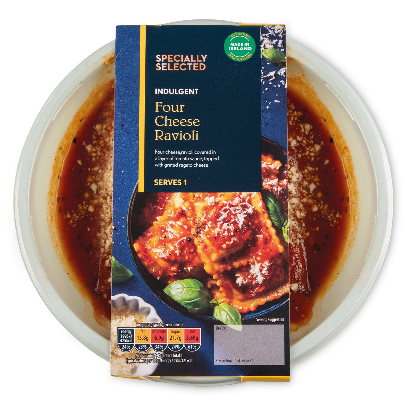 Indulgent Four Cheese Ravioli | ALDI IE