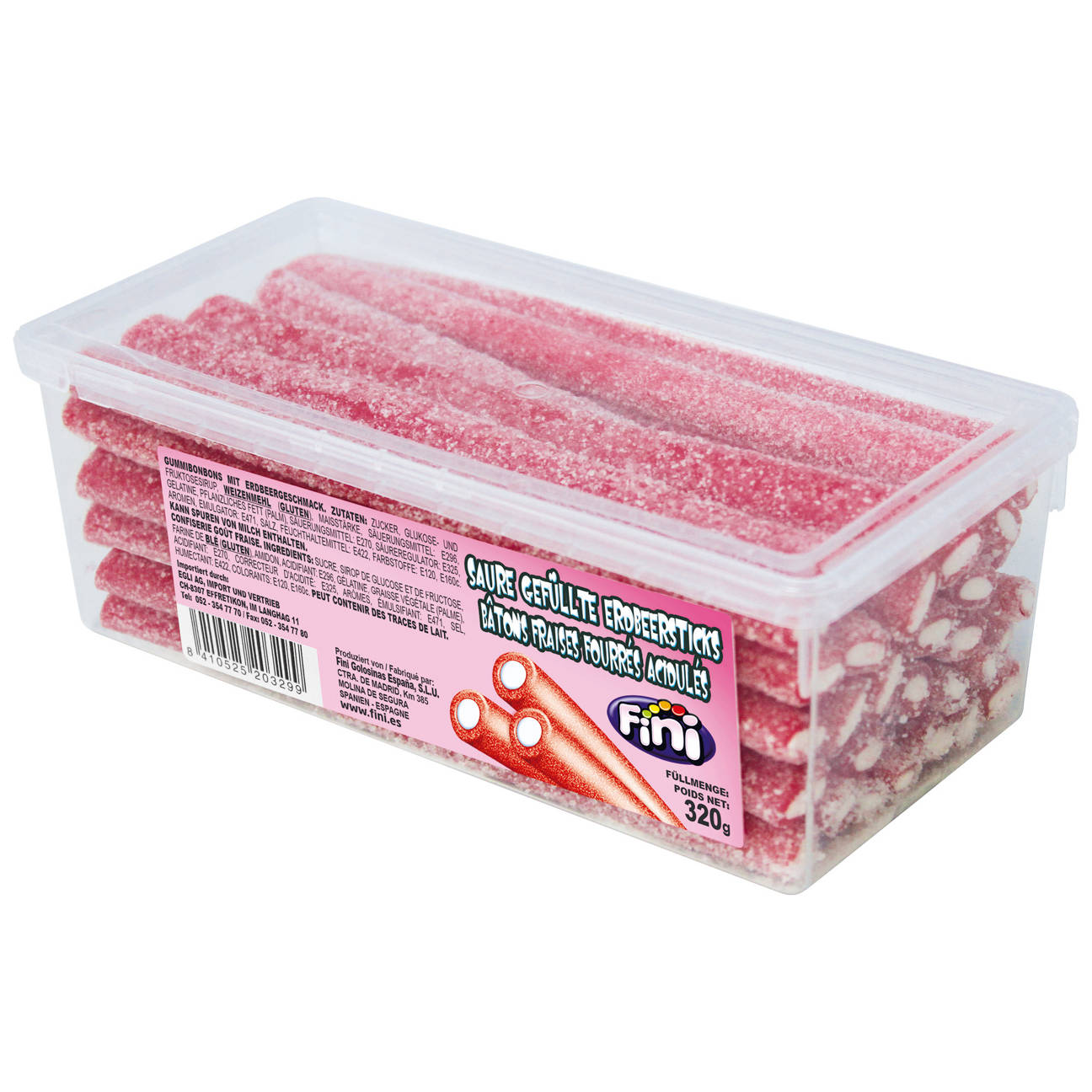 Fini Bâtonnets acides Bâtonnets à la fraise| ALDI SUISSE