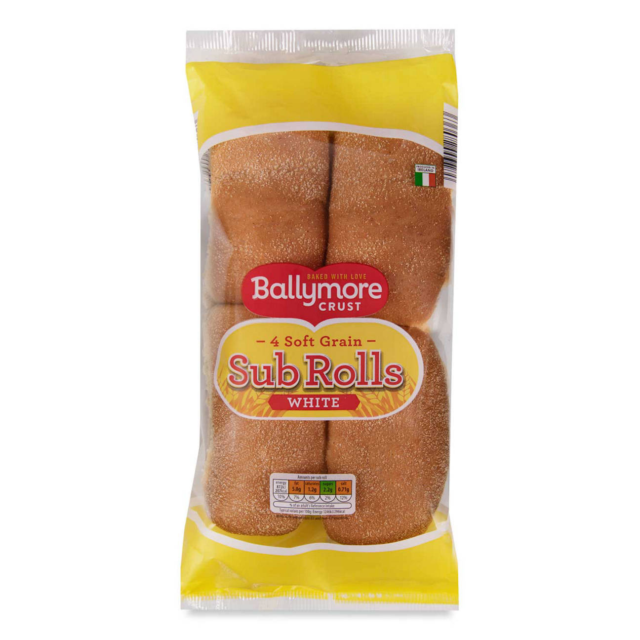 White Soft Grain Sub Rolls | ALDI IE