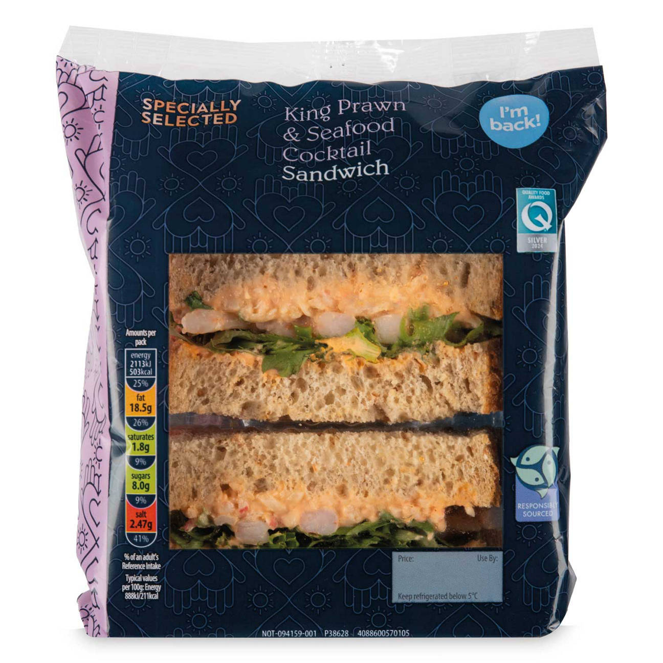 King Prawn & Seafood Cocktail Sandwich | ALDI UK