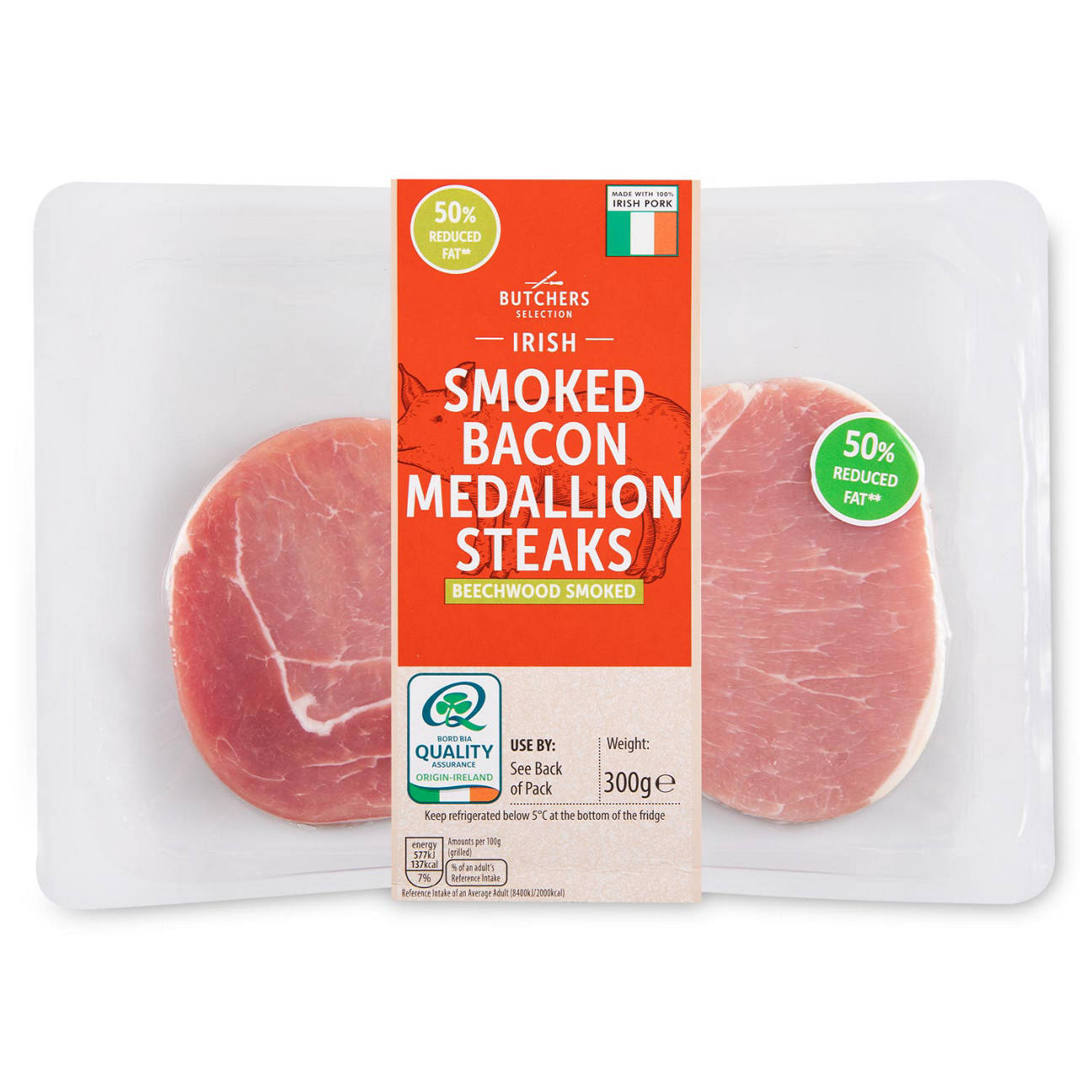 Irish Beechwood Smoked Bacon Medallion Steaks | ALDI IE